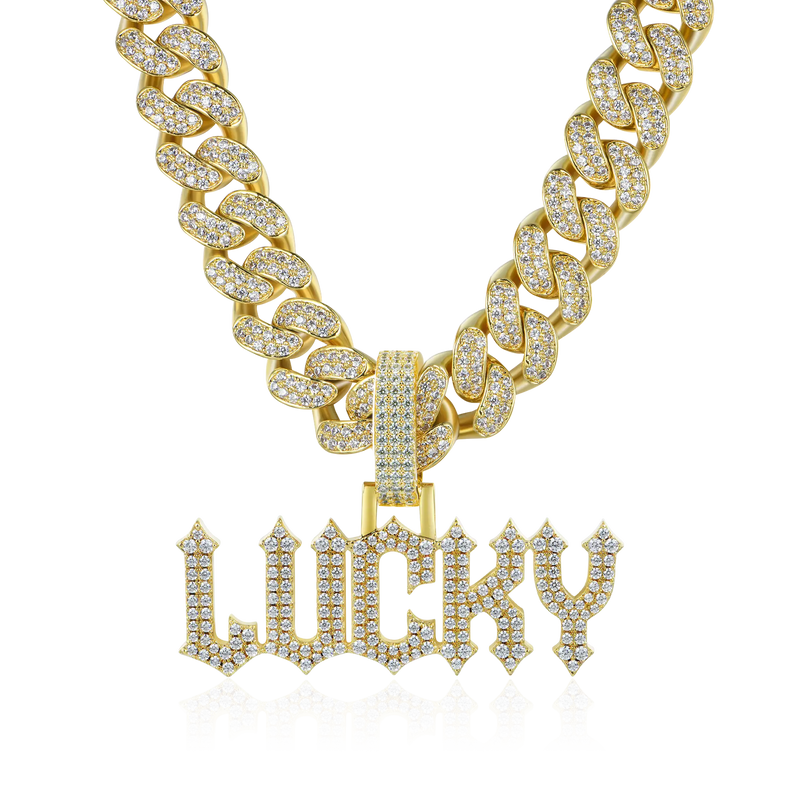 Custom Gothic Font/Number Pendant - APORRO