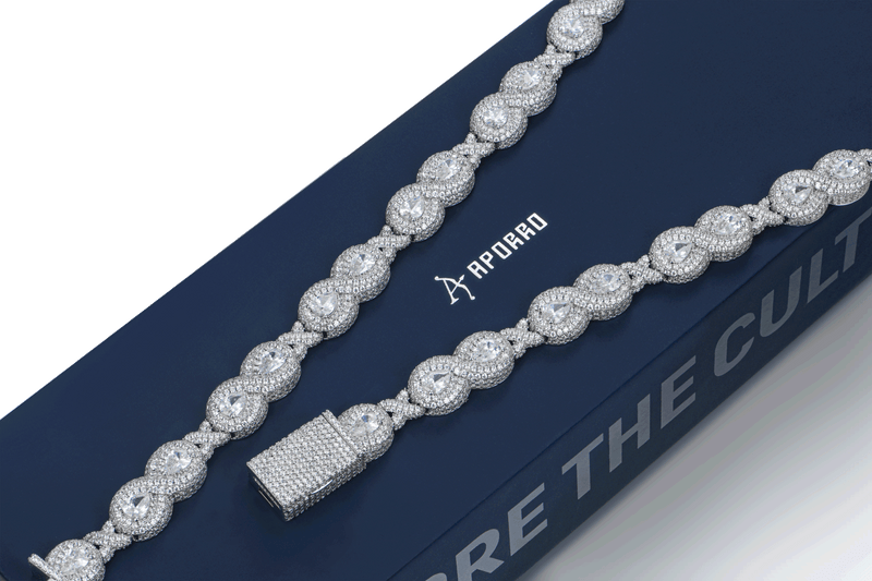 12mm Infinity Teardrop Custom Chain - APORRO