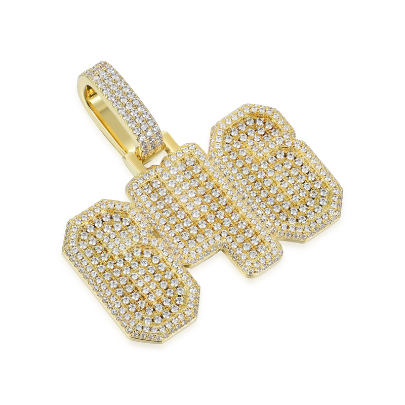 Custom University Font Letter/Number Pendant - APORRO