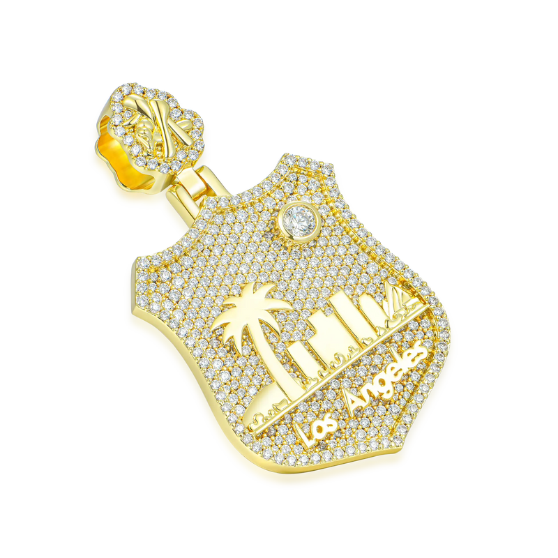 Custom Shield Pendant - Hip Hop Jewelry - APORRO
