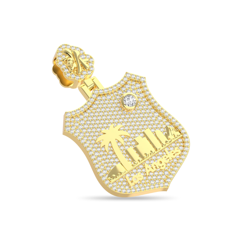 Custom Shield Pendant - Hip Hop Jewelry - APORRO
