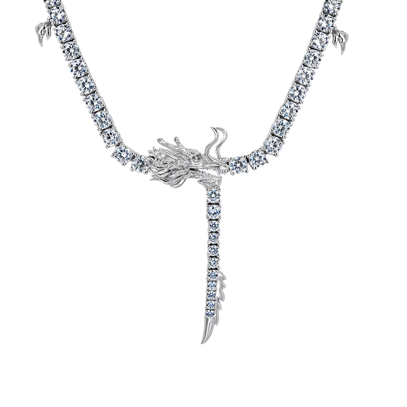 Chinese Dragon Tennis Chain - Hip Hop Jewelry - APORRO