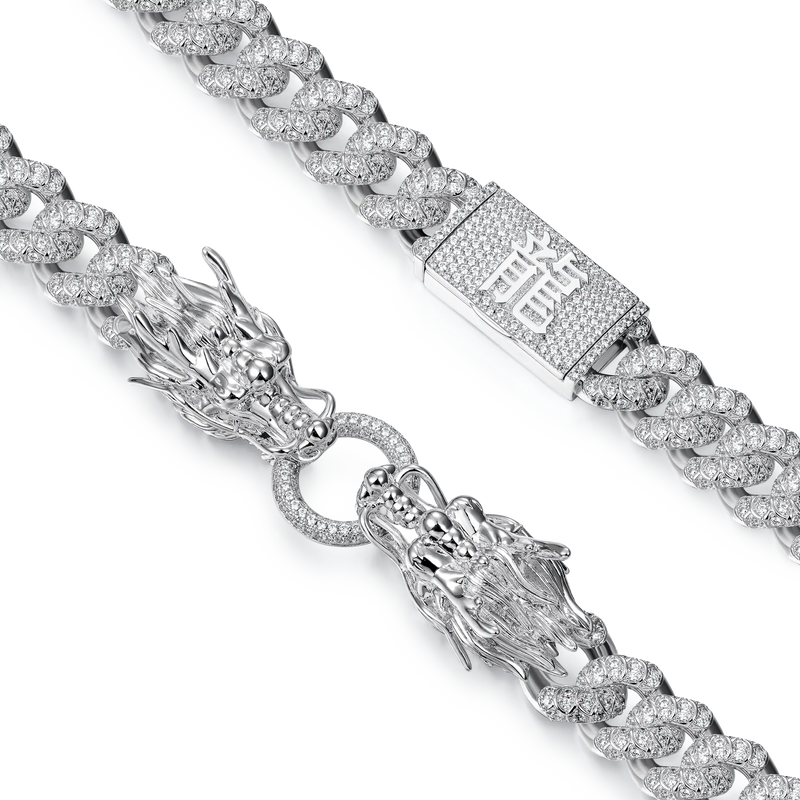 WONG Double Dragon Choker Chain - APORRO