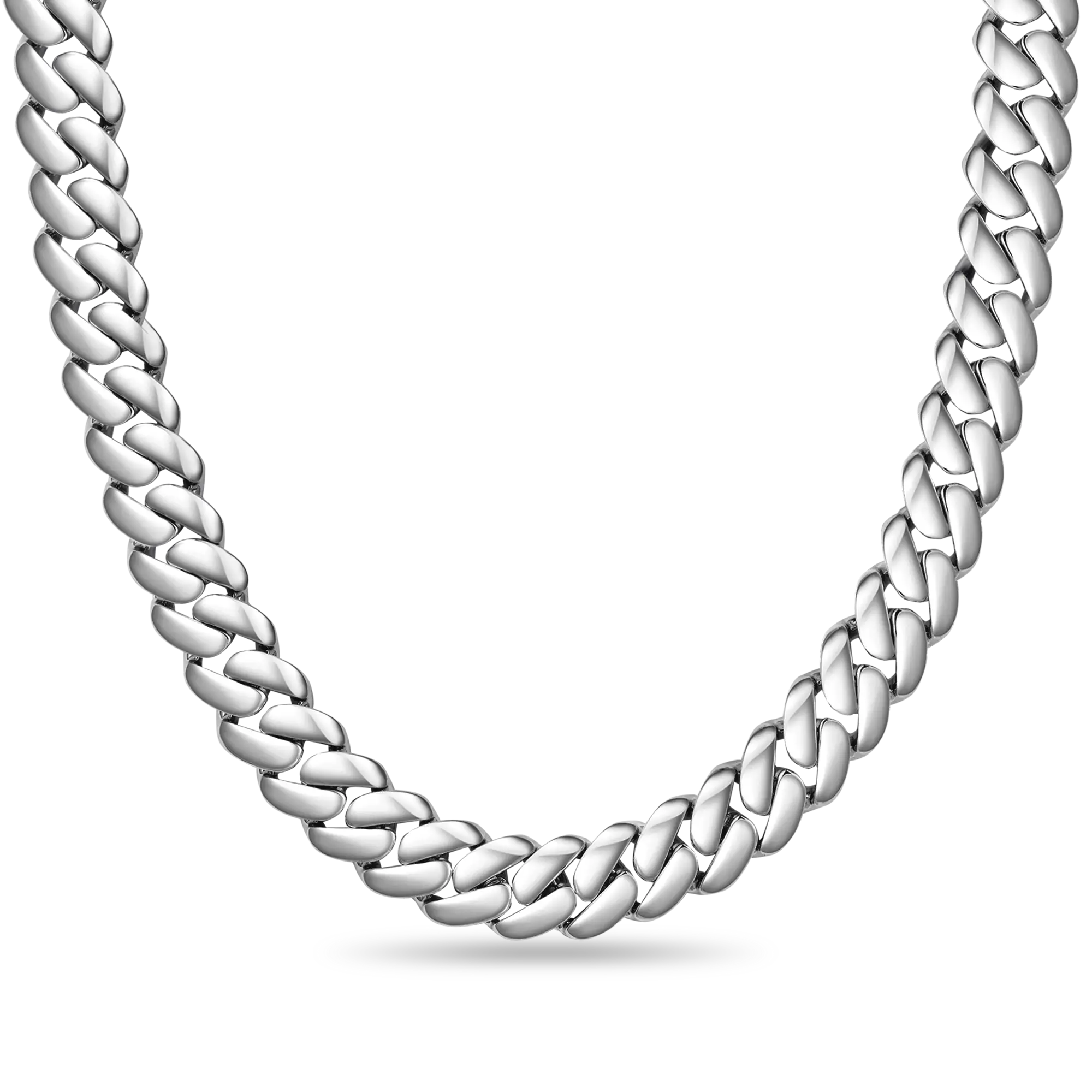 12mm Solid Miami Cuban Chain - Cuban Choker & Necklace – APORRO