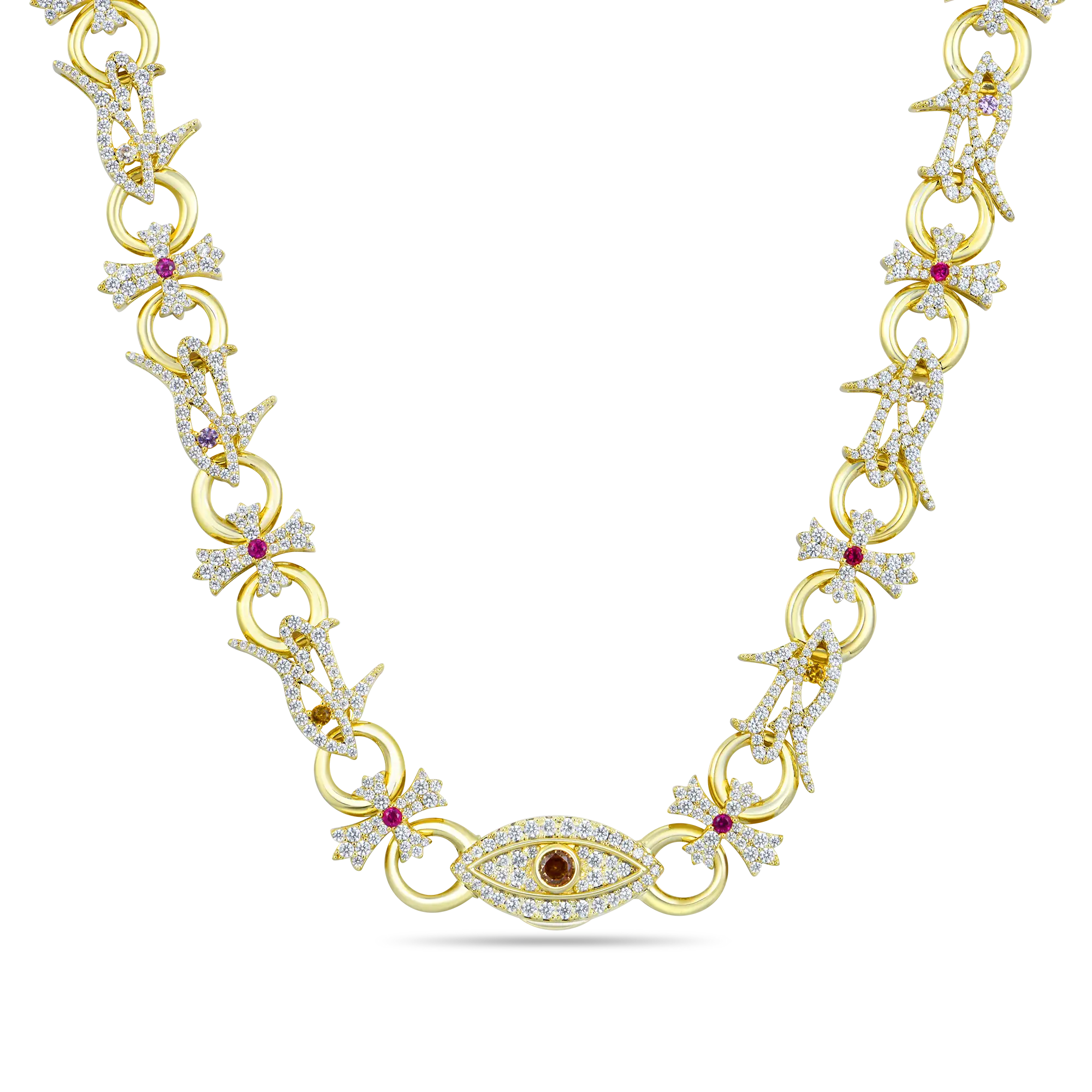 Eye of Horus Cross Chain - 10mm - APORRO