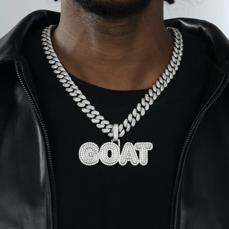 Custom Bubble Font Pendant - APORRO