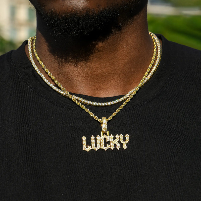 Custom Gothic Font/Number Pendant - APORRO