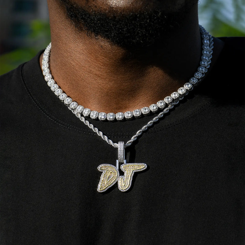 Custom Double Layers Coke Boys Font Pendant - APORRO