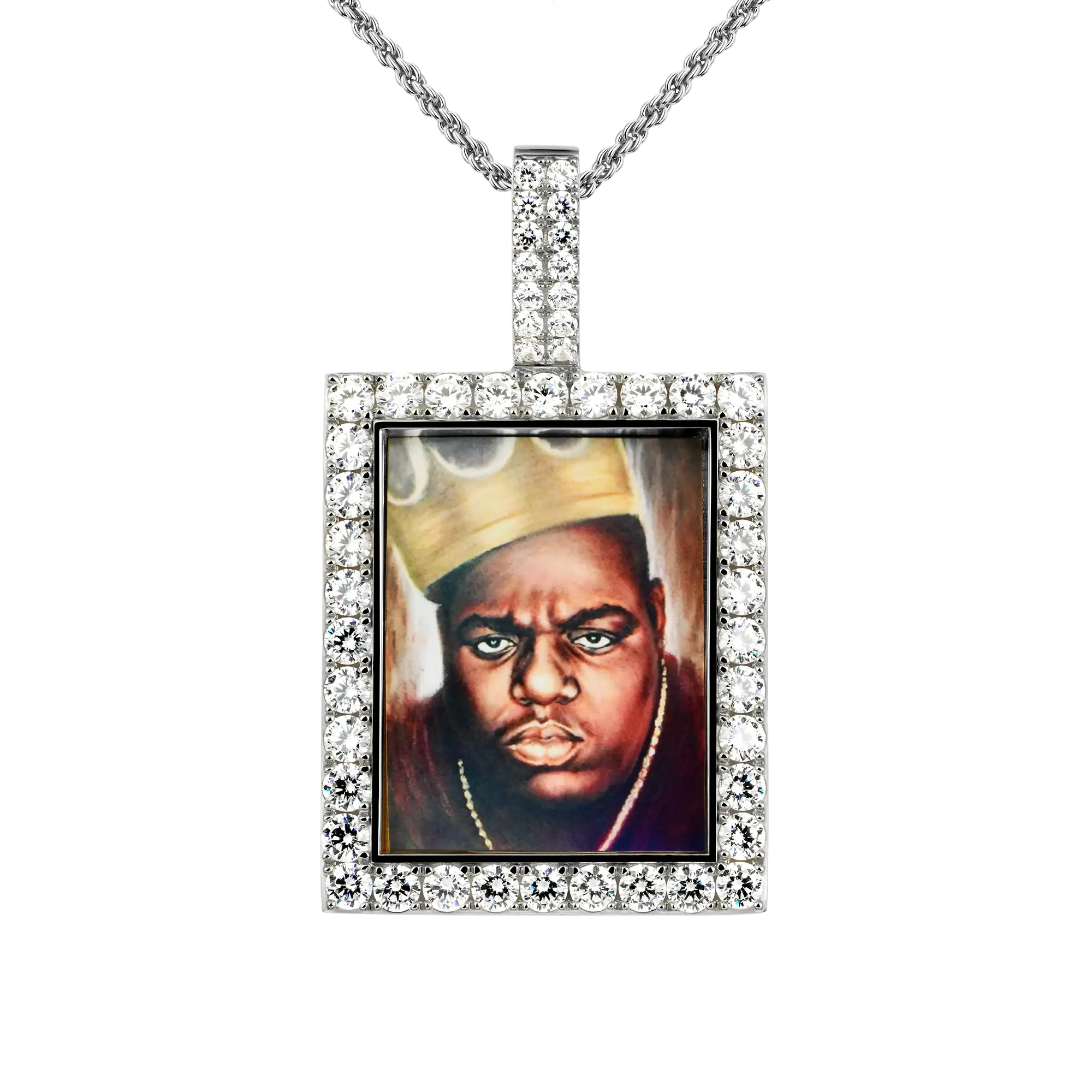 Custom Rectangular Photo Pendant – APORRO