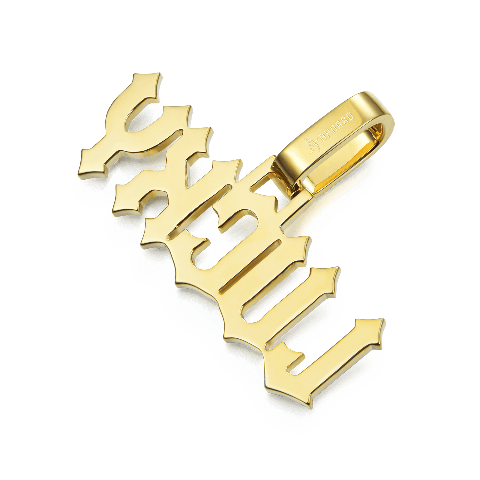 Custom Gothic Font/Number Pendant - APORRO