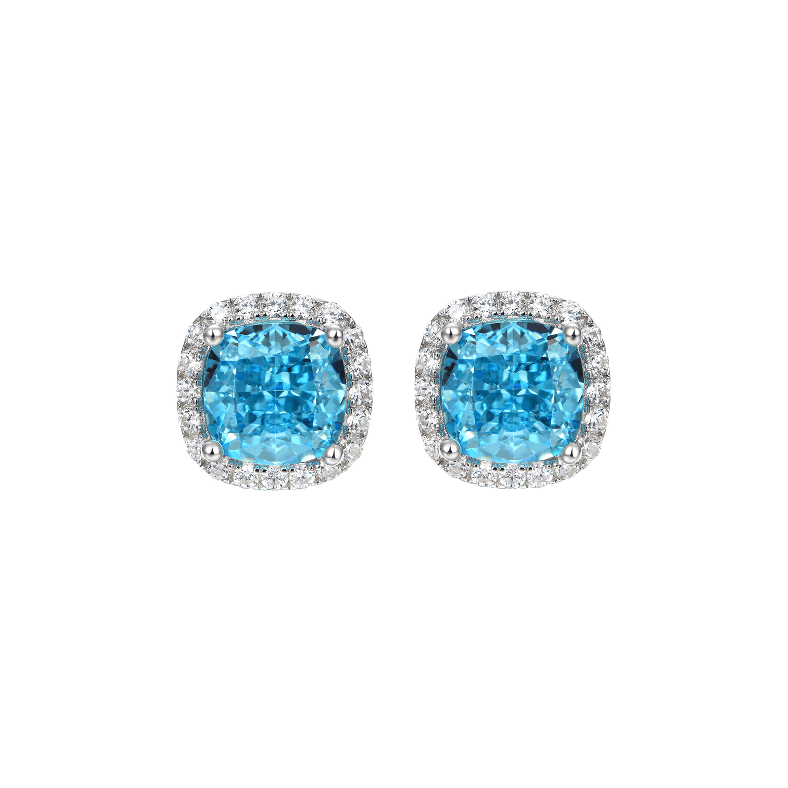 Crushed Ice Stud Earring - Men's & Women's Sterling Silver Earrings ...